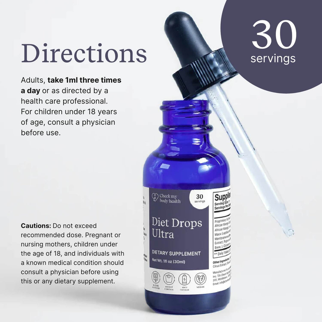 Diet Drops Ultra 1 oz – Check My Body Health USA
